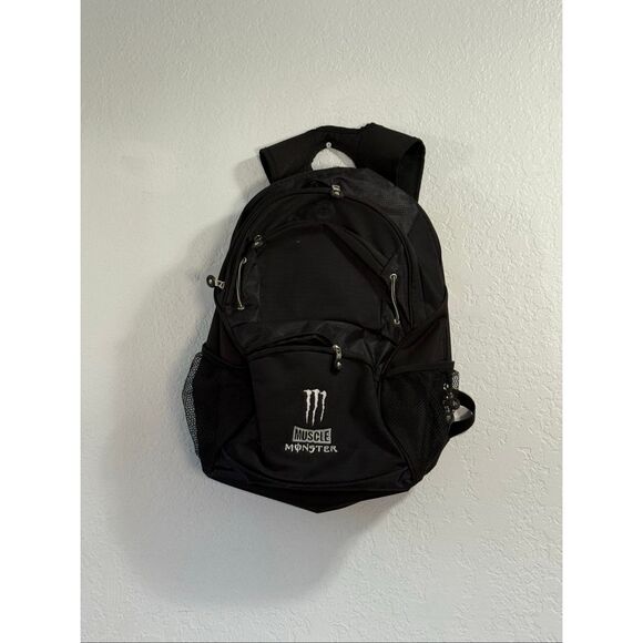 Monster | Bags | Monster Muscle Energy Collab Laptop Backpack Black ...
